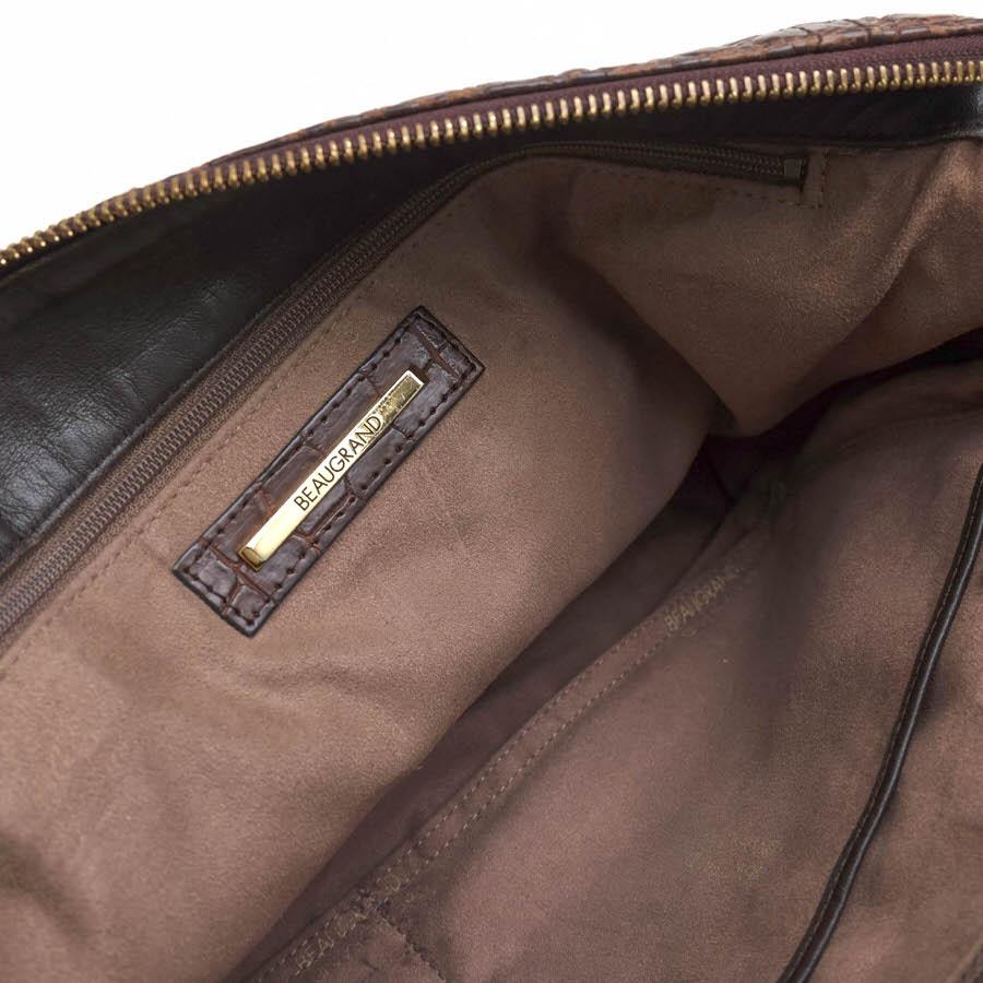 BEAUGRAND ボーグラン ショルダーバッグ マットクロコダイル 2WAY