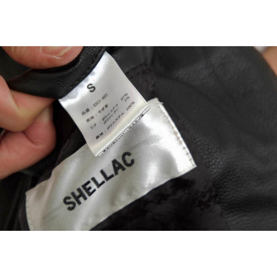 SHELLAC（シェラック） シングルライダース SSO-403 ゴートレザー 山羊革 : Desir Yahoo!ショッピング店 - 通販 - Yahoo!ショッピング