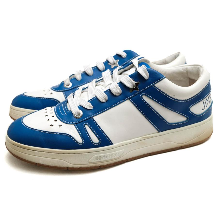 JIMMY CHOO Jimmy Choo ジミーチュウ ローカットスニーカー HAWAII M AHA 202 X WHITE ...