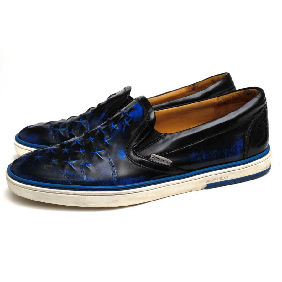 JIMMY CHOO Jimmy Choo ジミーチュウ ローカットスニーカー GROVE グローブ 牛革 スタースタッズ スリッポン ...