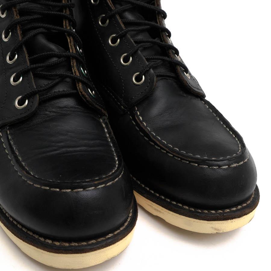 RED WING レッドウィング ワークブーツ 9075 MOC TOE CLASSIC BLACK Black Harness ...
