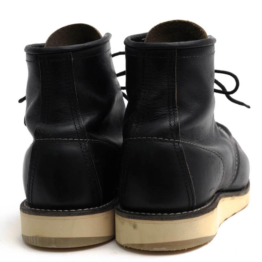 RED WING レッドウィング ワークブーツ 9075 MOC TOE CLASSIC BLACK Black Harness ...