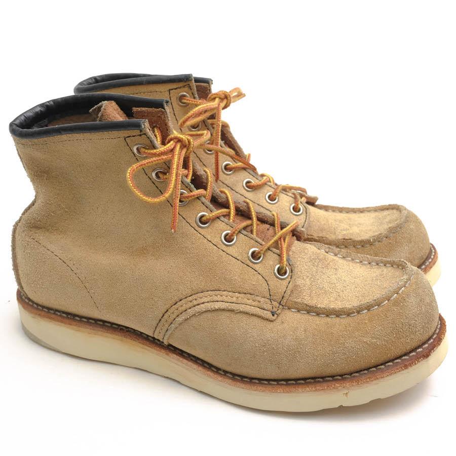 RED WING レッドウィング ワークブーツ 8173 Irish Setter 6inch Moc toe Hawthorne Abilene Roughout ホーソン アビレーン ラフ ...
