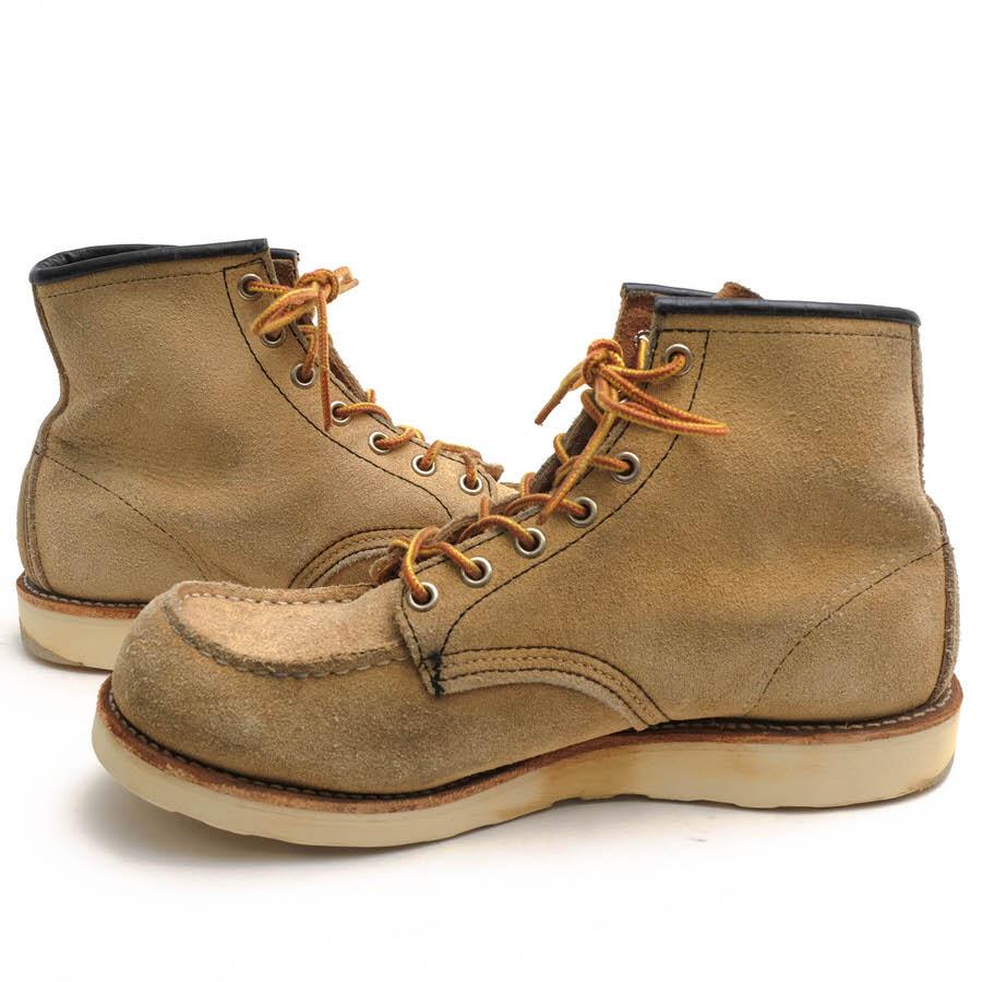 RED WING レッドウィング ワークブーツ 8173 Irish Setter 6inch Moc toe Hawthorne Abilene Roughout ホーソン アビレーン ラフ ...