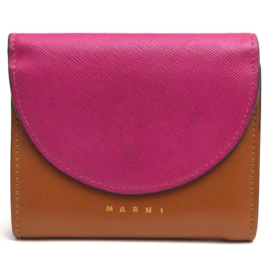 MARNI（マルニ） 財布 LAW 牛革 カーフ 小銭入れあり 三つ折り バイ
