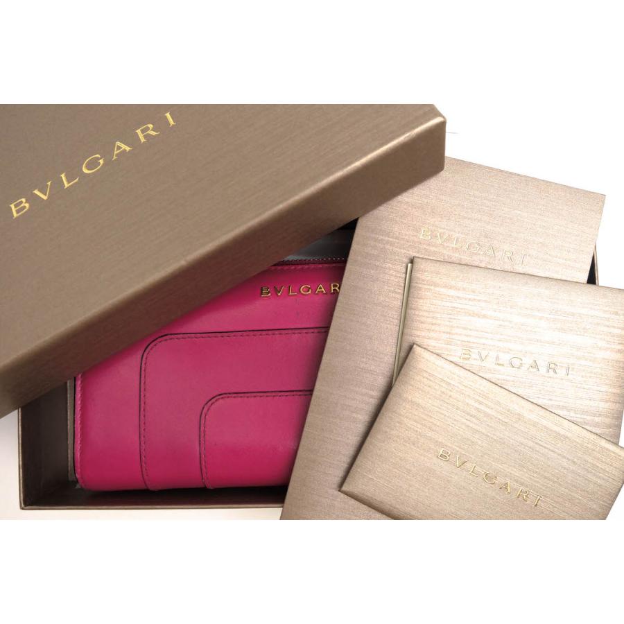 BVLGARI ブルガリ 長財布 Serpenti セルペンティ 牛革 カーフ 小銭入れ