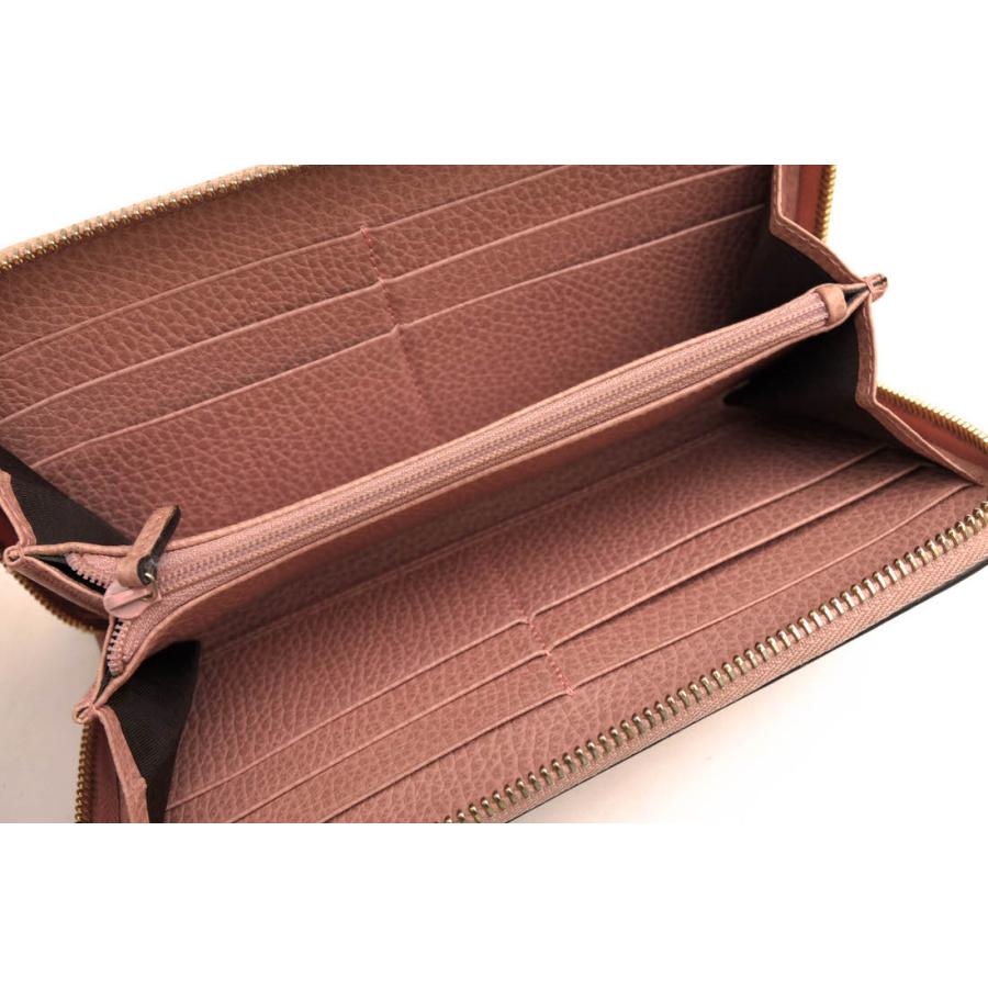 ○グッチ GUCCI 牛革 カーフ 長財布 449347 Original Leather Dollar Calf Wallet インターロッキングGG シボ革 シュリンクレザー  中古 GUCCI（グッチ） 長財布 449347 Original Leather Dollar Calf Wallet