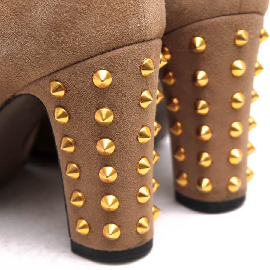 GUCCI（グッチ） ミドルブーツ 297200 牛革 ヒールスタッズ : Desir