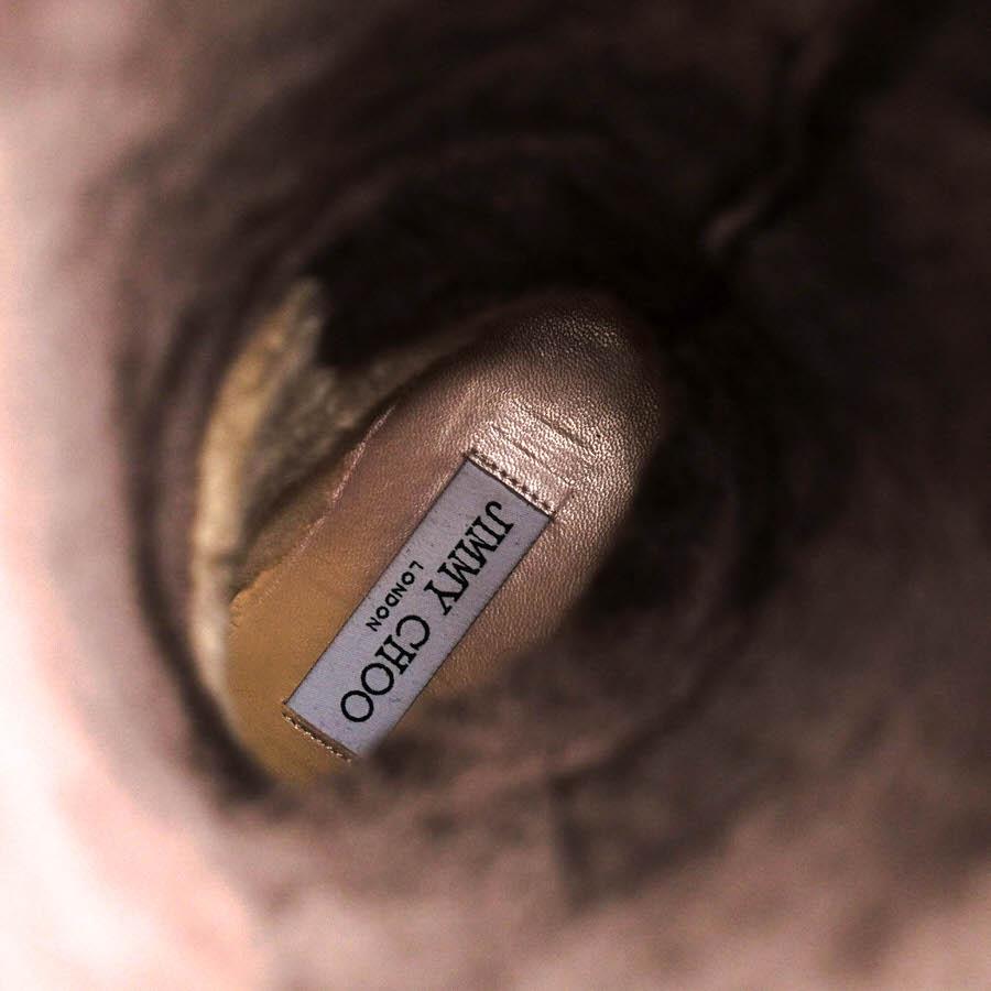 JIMMY CHOO（ジミーチュウ） ロングブーツ 142CONVOY 牛革 ボア