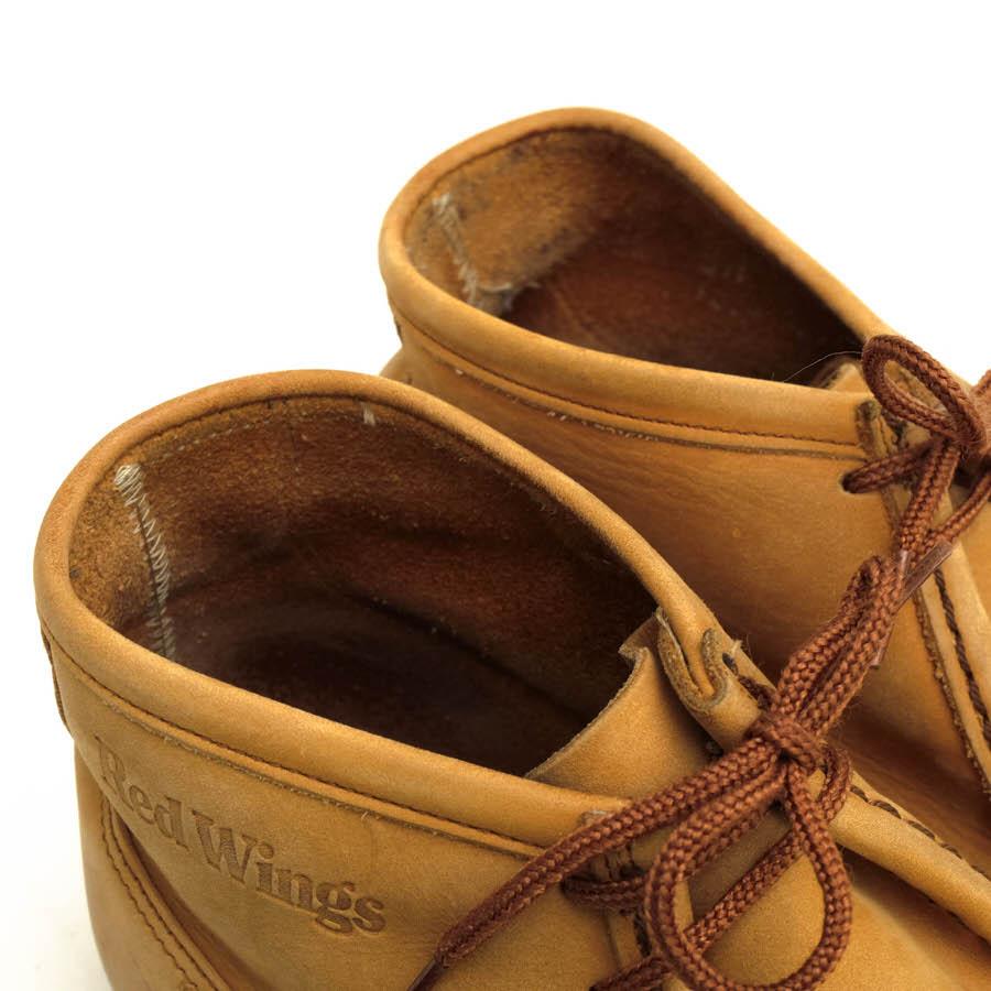 RED WING SHOES レッドウィング チャッカブーツ 891 Irish Setter Wallaby ヌバックレザー 牛革 ワラビー グッドイヤーウェルト製法 モックトゥ ...