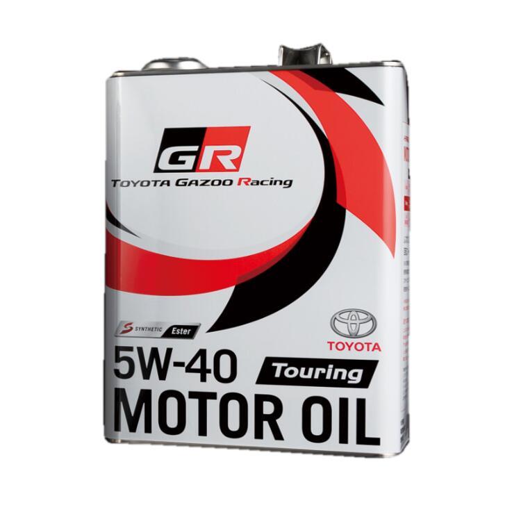 トヨタ純正 GR MOTOR OIL Touring 5W-40 4L 缶 エンジンオイル 08880-13005 | 5W40 TOYOTA GAZOO Racing :toyota ...