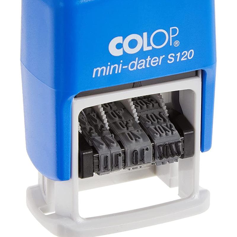 COLOP コロップ 日付スタンプ mini dater stamp S120 数字 おしゃれ 欧文日付印 ハンコ 回転式 スタイリッシュ ...