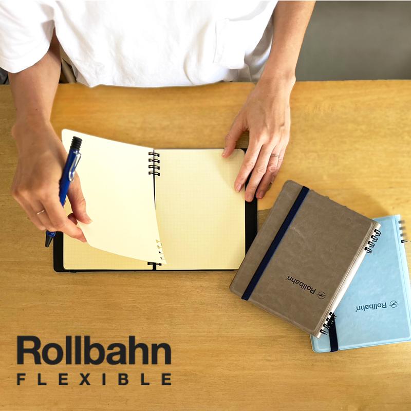 ロルバーン フレキシブル カバー Lサイズ スターターセット ノート デルフォニックス DELFONICS Rollbahn リング 方眼 おしゃれ ビジネス 500714 smith ...