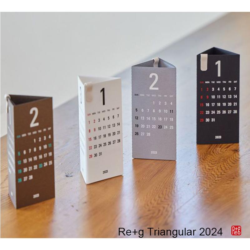 2026 カレンダー リプラグ トライアングラー 卓上 Re+g : 文房具 手帳 DESK LABO - 通販 - Yahoo!ショッピング