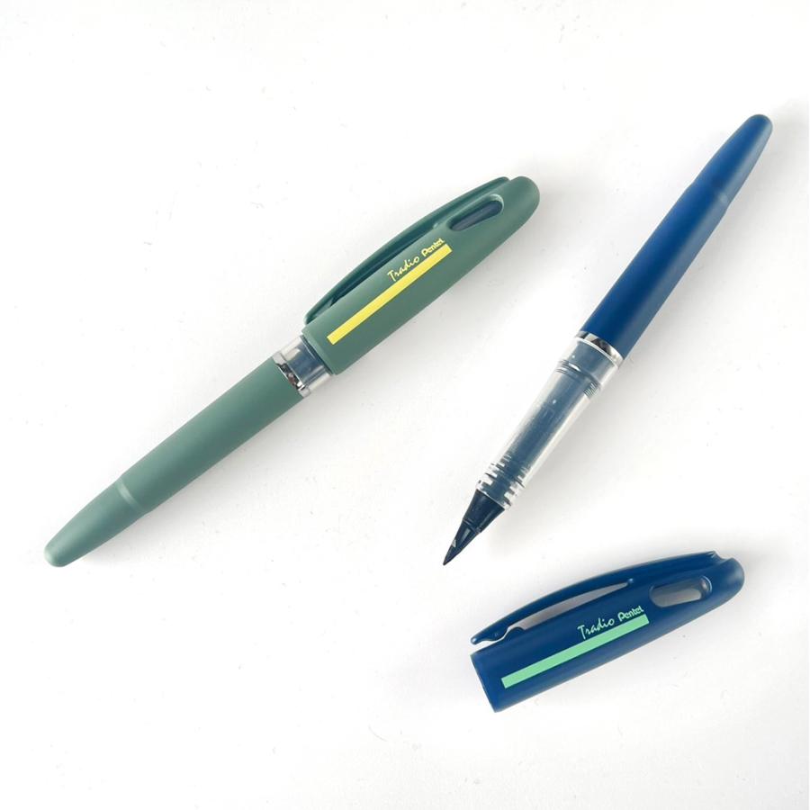 ぺんてる（Pentel） トラディオ プラマン ユーロ限定逆輸入モデル Pentel Tradio プラスチック万年筆 : 文房具 手帳 ...
