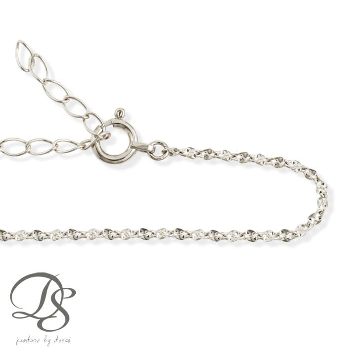 DEVAS 日曜7%クーポン有 プラチナブレスレット レディース ブレスレット プラチナ スクリューチェーン 1.2mm チェーンブレスレットレディース : デザイナーズジュエリー DEVAS ...