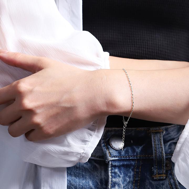 DEVAS 日曜7%クーポン有 プラチナブレスレット レディース ブレスレット プラチナ ブルームチェーン 1.2mm アジャスター チェーン シンプル : デザイナーズジュエリー DEVAS ...