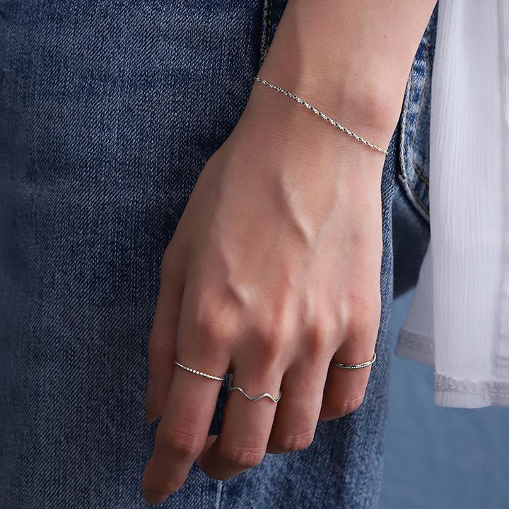 DEVAS 日曜7%クーポン有 プラチナブレスレット レディース ブレスレット プラチナ ブルームチェーン 1.2mm アジャスター チェーン シンプル : デザイナーズジュエリー DEVAS ...