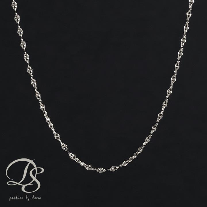 DEVAS 日曜7%クーポン有 プラチナ ネックレス ネックレスチェーン プラチナネックレス ブルームチェーン 1.2mm幅 PT850 レディース チェーン : デザイナーズジュエリー ...