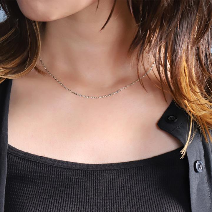 DEVAS 日曜7%クーポン有 プラチナ ネックレス ネックレスチェーン プラチナネックレス ブルームチェーン 1.2mm幅 PT850 レディース チェーン : デザイナーズジュエリー ...