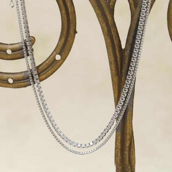 DEVAS 日曜7%クーポン有 プラチナ ブレスレット PT850ブレスレット platinum レディース 2連 ベネチアンチェーン 1mm 0.5mm ゴールド 細い 華奢 シンプル ...