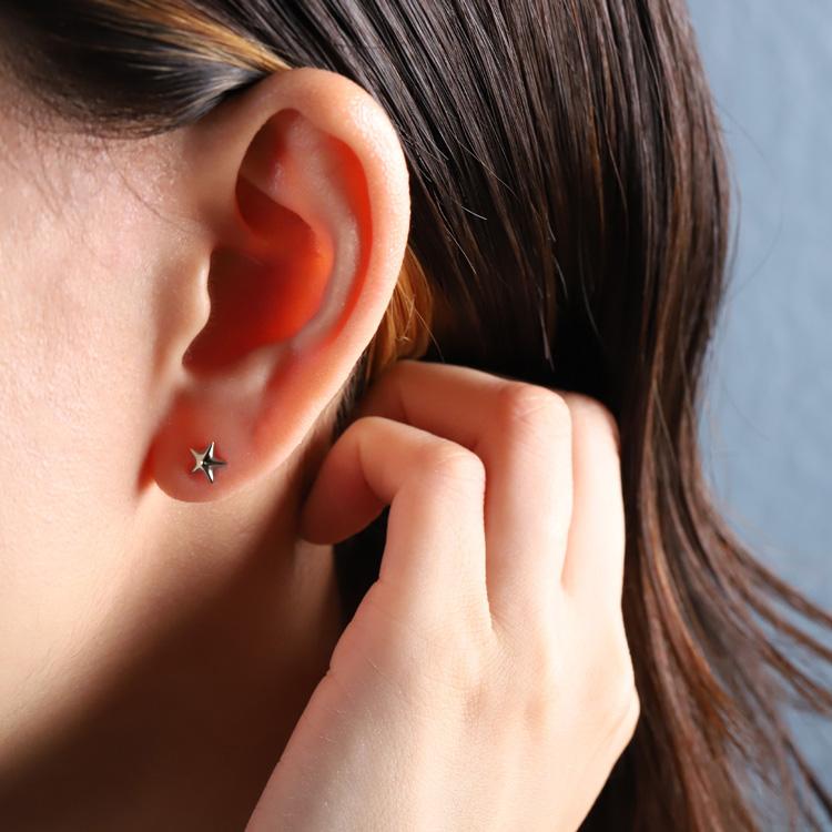 DEVAS 日曜限定クーポン有 プラチナピアス ピアス プラチナ レディース 星 スター プラチナ950 ピアスプラチナ シンプル おしゃれ 星ピアス スターピアス 両耳 セット ...