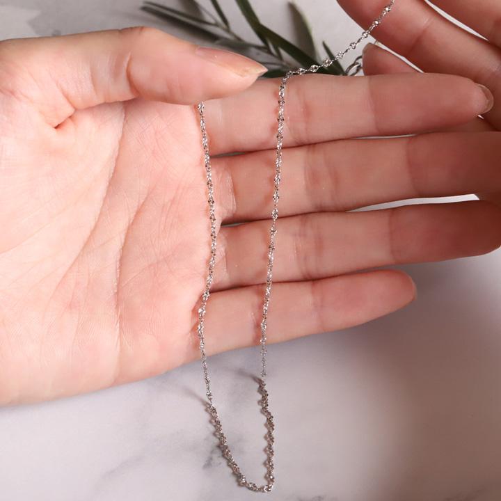 DEVAS 【土日限定2000円OFFクーポン有】 プラチナ ネックレス ネックレスチェーン プラチナネックレス ブルーム 1.6mm チェーン プラチナネックレスチェーン : デザイナーズ ...