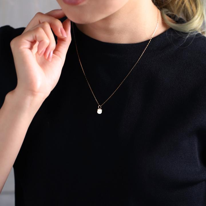 DEVAS 【2000円OFF 5/15-18まで】 18金ネックレス k18 ネックレス 18金 レディース チェーン ネックレスチェーン 長あずきチェーン 長小豆 0.9mm幅 ...