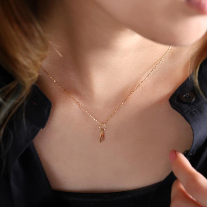 DEVAS 【2000円OFF 5/15-18まで】 18金ネックレス k18 ネックレス 18金 レディース チェーン ネックレスチェーン 長あずきチェーン 長小豆 0.9mm幅 ...