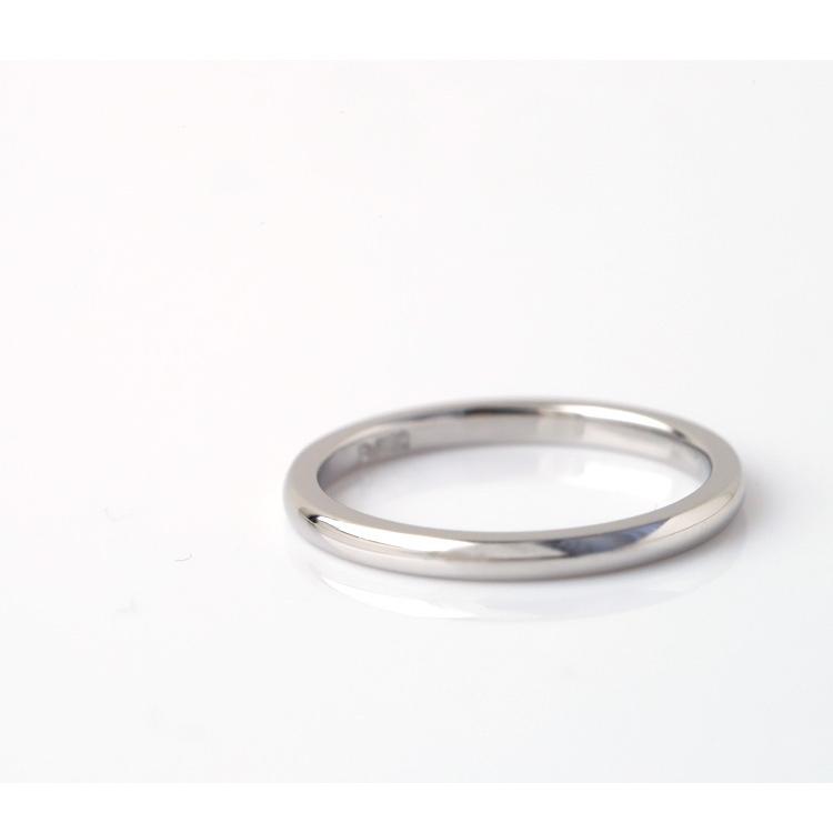DEVAS プラチナリング 指輪 プラチナ リング 1.5mm幅 甲丸 光沢 マット PT950 pt レディース プラチナ指輪 シンプル 地金 本物 つけっぱなし 刻印 誕生石 ペア ...