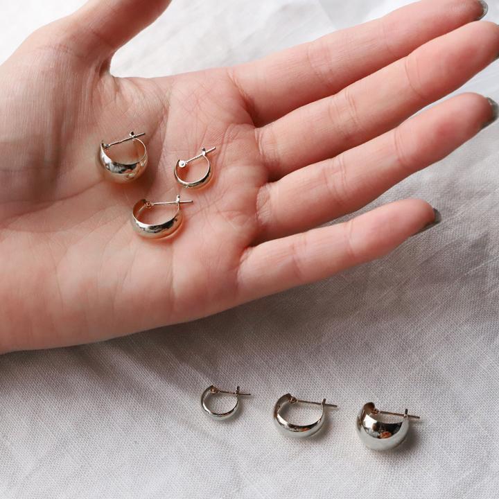 DEVAS 7月土日限定 11%クーポン フープピアス プラチナ ピアス レディース シンプル ムーンピアス 月甲 甲丸 ゲッコー フープ シンプルピアス pt950 : デザイナーズ ...