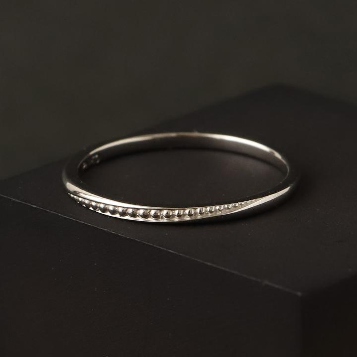 DEVAS 【2000円OFF 5/15-18まで】 プラチナリング 指輪 プラチナ リング メンズ ミルグレイン ミル打ち 1.3mm幅 PT950 pt レディース プラチナ指輪 ...