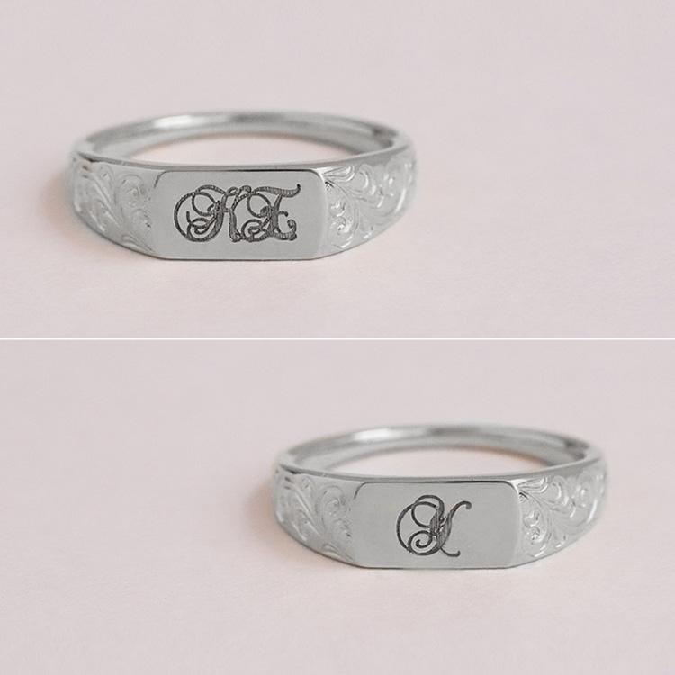 DEVAS プラチナリング 指輪 プラチナ リング シグネットリング スクエア メンズ pt950 pt レディース プラチナ指輪 本物 地金 太め 幅広 普段使い 刻印 : デザイナーズ ...