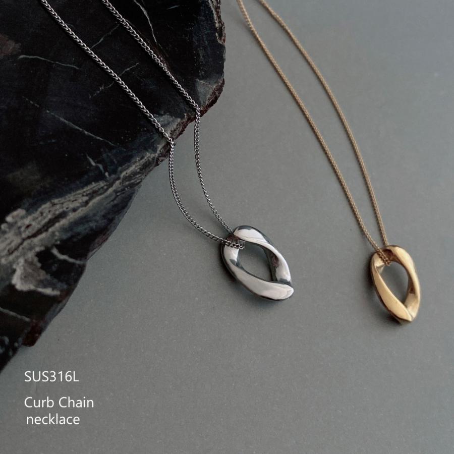 SUS316L サージカル チェーン ネックレス 喜平チェーン 細み 重厚感 ステンレス 43cm : fn241 : LuneJewelry - 通販 - Yahoo!ショッピング