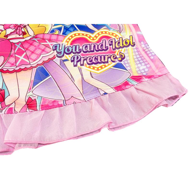 BANDAI（バンダイ） キミとアイドルプリキュア♪変身！光るパジャマ ナイトウエア 裾シフォン フリル 寝間着 女児 蓄光 2785307/ ...