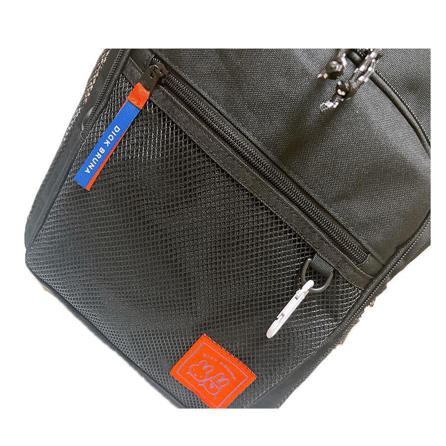 miffy ミッフィー OUTDOOR コラボ リュックサック Dパック ブラック 総柄 かばん ハーネス付き 中高生 04 : aw ...