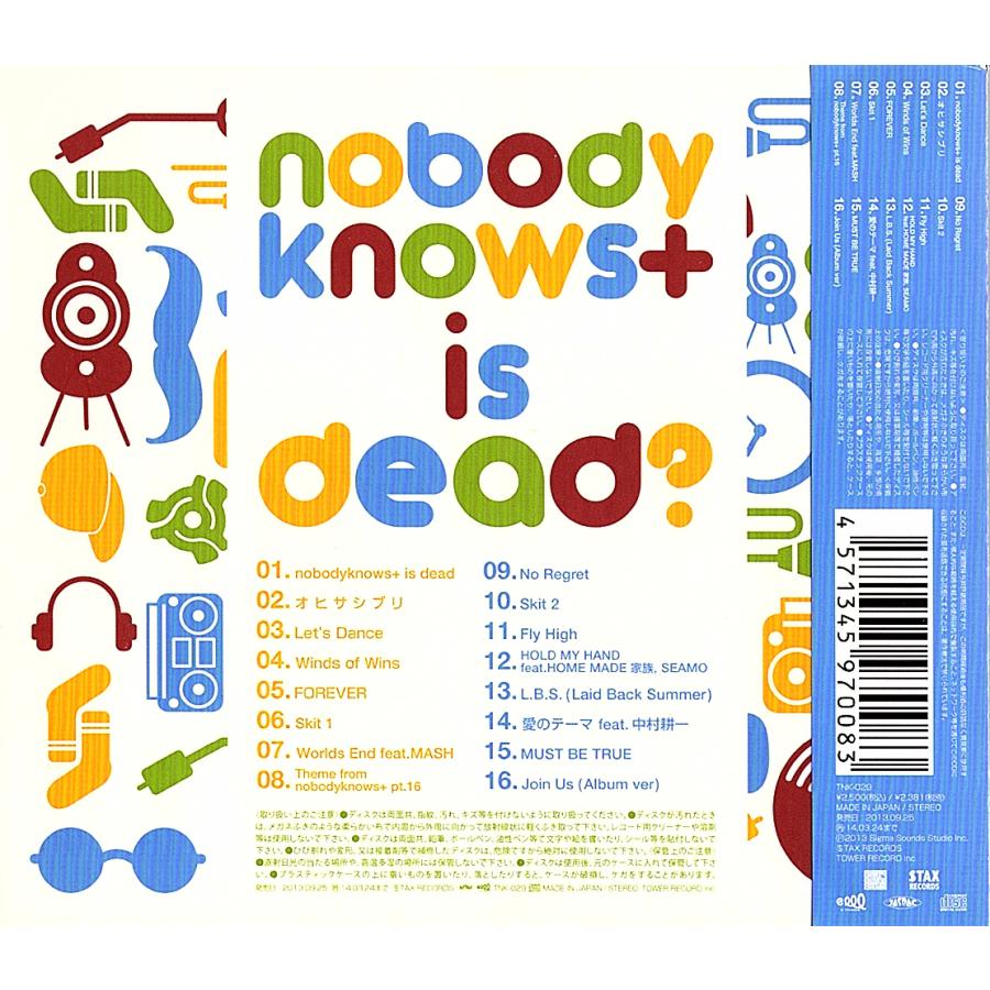 CD/帯付き nobodyknows+（ノーバディーノウズ）「Nobody Knows+ Is Dead?」TNK-029 : ディヴァイン ...