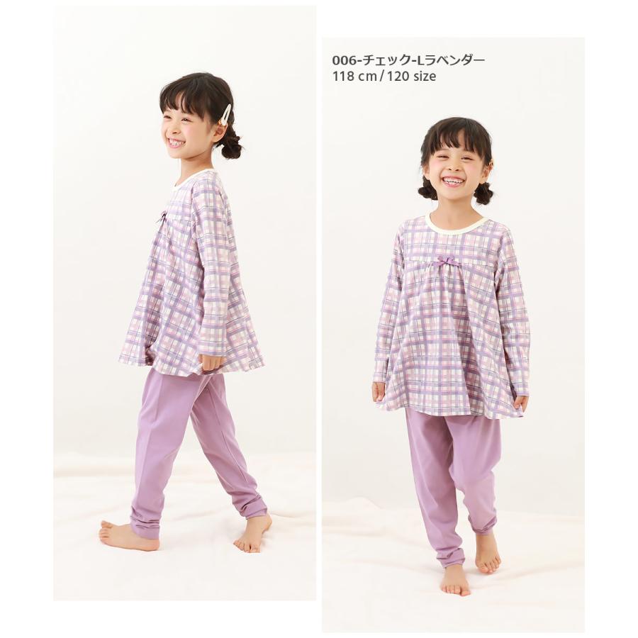 子供服 胸元リボン Aライン 長袖パジャマキッズ 女の子 ルームウェア 長袖ルームウェア パジャマ デビロック devirock :160GGD010:devirock Yahoo ...