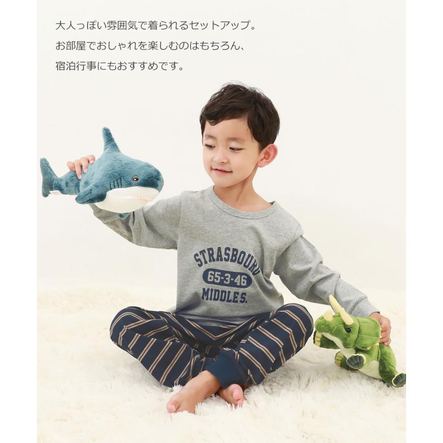 子供服 ボーイズ 長袖パジャマキッズ 男の子 女の子 ルームウェア 長袖ルームウェア パジャマ デビロック devirock :160UGD030:devirock Yahoo!ショッピング店 ...