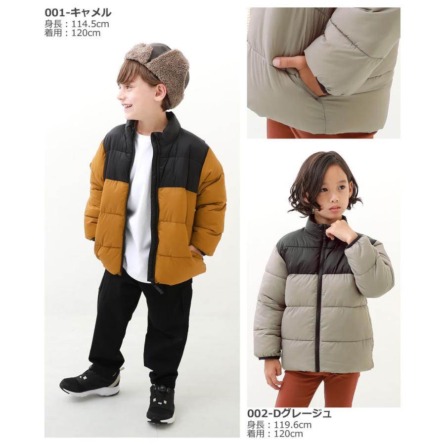 子供服 洗える ファイバーダウン ボーイズ ジャケット キッズ 男の子 アウター・ジャケット devirock デビロック 22AW中重アウター :161BBL003:devirock ...