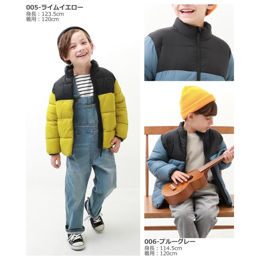 子供服 洗える ファイバーダウン ボーイズ ジャケット キッズ 男の子 アウター・ジャケット devirock デビロック 22AW中重アウター :161BBL003:devirock ...