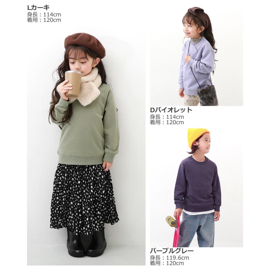 子供服 無地スウェットトレーナー キッズ ベビー 男の子 女の子 パーカー・トレーナー トップス devirock デビロック :161UTP022:devirock PayPayモール店 ...