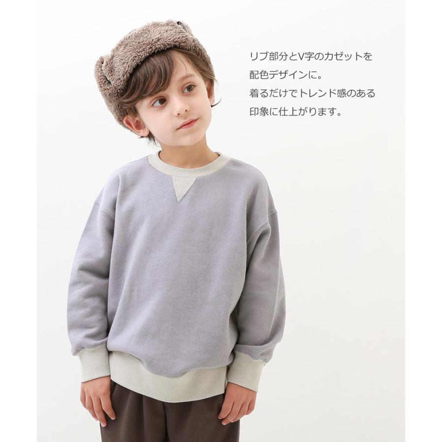 子供服 配色ガゼットトレーナー キッズ 男の子 女の子 パーカー・トレーナー トップス devirock デビロック :161UTP023:devirock PayPayモール店 - 通販 ...