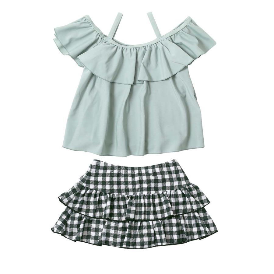 devirock 水着 セパレート水着 プールグッズ 水泳 海水浴 UVカット 3WAYで着られる オフショルセットアップ水着 キッズ 子供服 女の子 デビロック : devirock ...