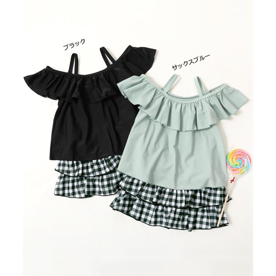 子供服 オフショルセットアップ水着 キッズ 女の子 水着・プールグッズ devirock デビロック :162GSG005:devirock Yahoo!ショッピング店 - 通販 ...