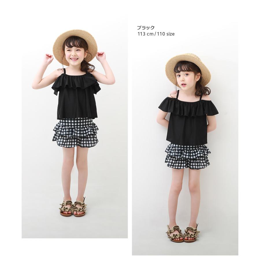 子供服 オフショルセットアップ水着 キッズ 女の子 水着・プールグッズ devirock デビロック :162GSG005:devirock Yahoo!ショッピング店 - 通販 ...