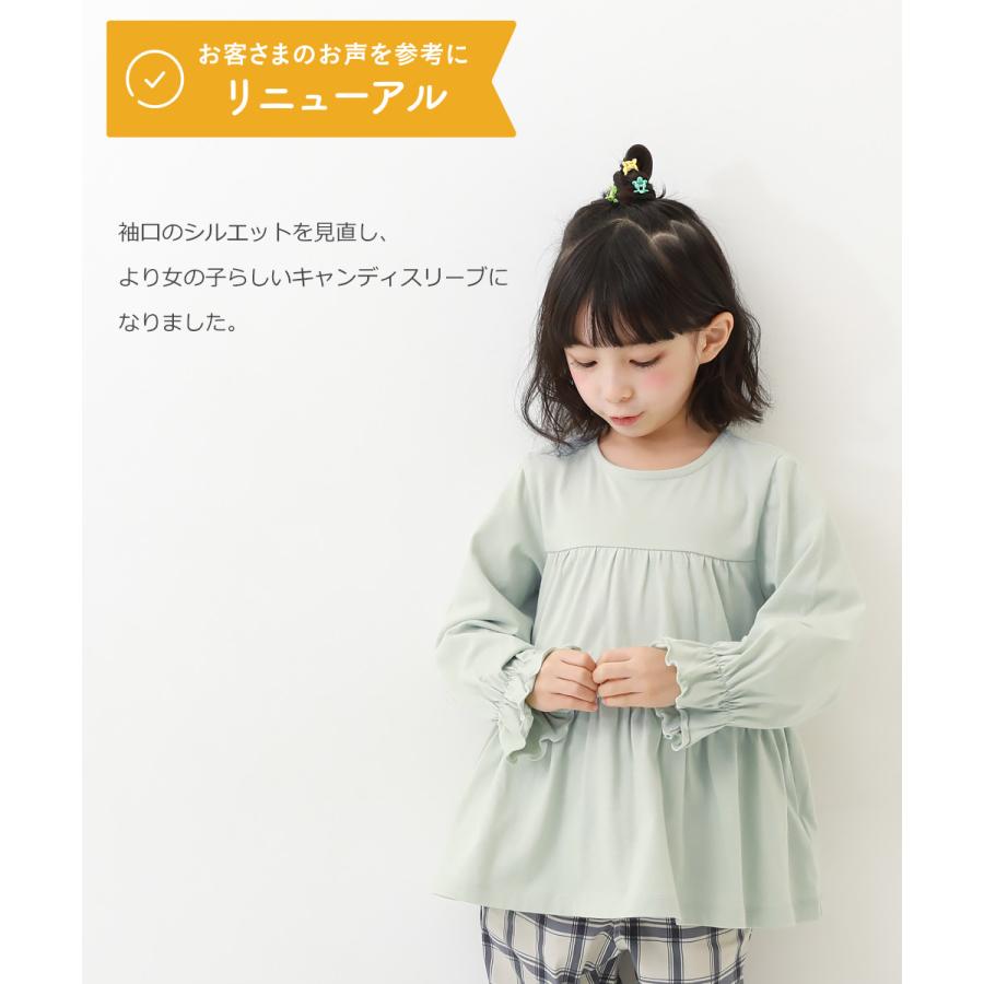 子供服 ティアード長袖チュニック キッズ 女の子 長袖Tシャツ ロンT トップス 長袖 devirock デビロック :162GTP003:devirock Yahoo!ショッピング店 ...
