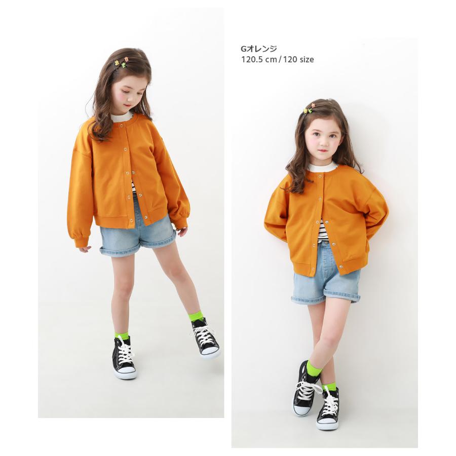 子供服 2WAY カラーカーディガン キッズ 女の子 カーディガン トップス 羽織 重ね着 devirock デビロック :162GTP004:devirock Yahoo!ショッピング店 ...