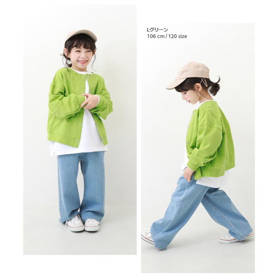 子供服 2WAY カラーカーディガン キッズ 女の子 カーディガン トップス 羽織 重ね着 devirock デビロック :162GTP004:devirock Yahoo!ショッピング店 ...