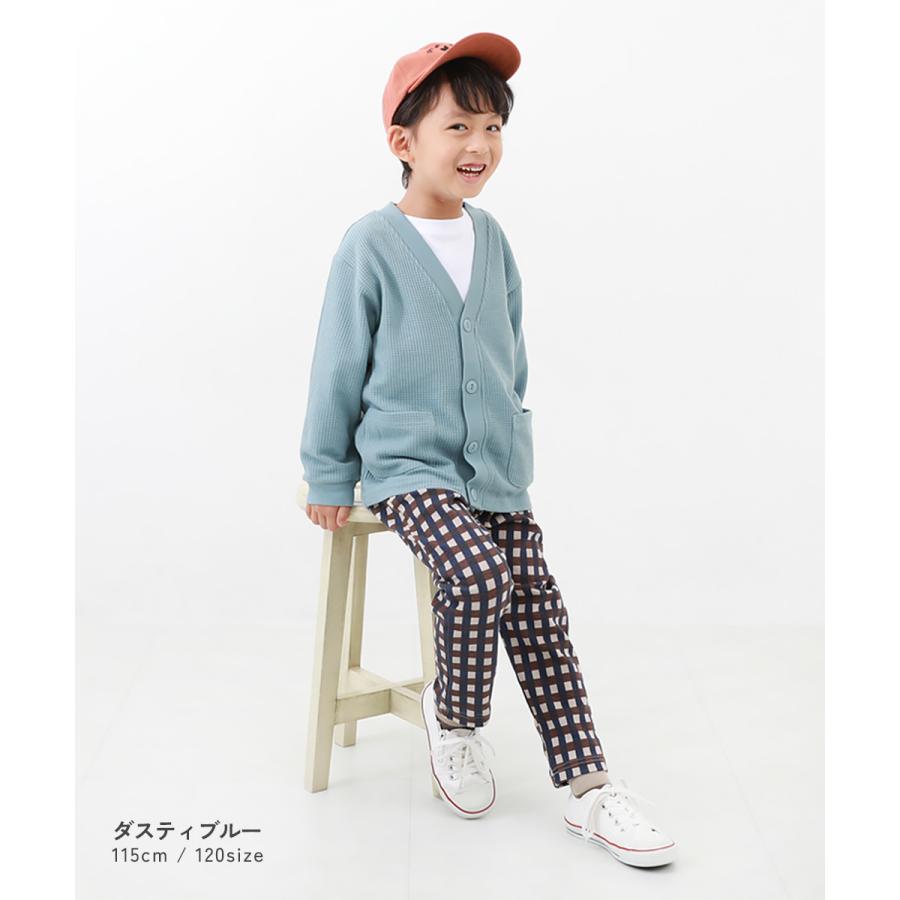 devirock カーディガン トップス UVカット ワッフルカーディガン キッズ 子供服 男の子 女の子 デビロック 25aw_louter : devirock Yahoo!ショッピング店 ...